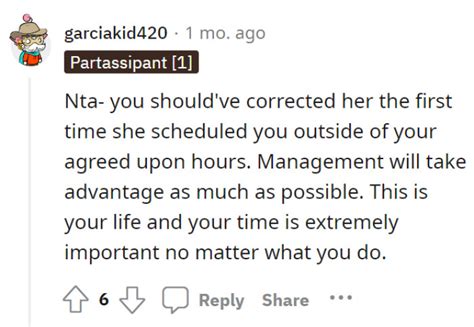 Redditor Feels Like An AH For Refusing To Work Outside Their Scheduled