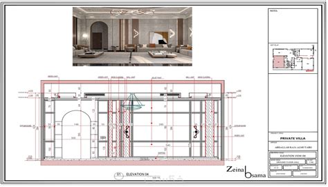 عمل المخططات التنفيذيه للتصميمات الداخليه ببرنامج الاوتوكاد خمسات