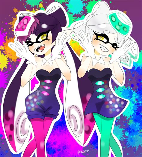 Callie And Marie Splatoon And More Drawn By Perokyan Kana Sonic Danbooru
