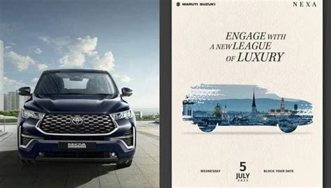 Maruti Suzukis Hybrid Mpv Christened Invicto Design Leaks In New Spy