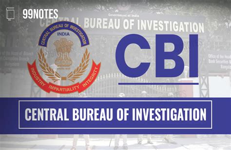 Central Bureau Of Investigation Upsc Notes