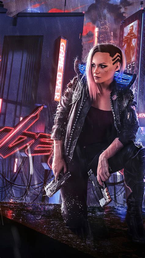 Cyberpunk 2077 Girl 4k Phone Wallpapers Wallpaper Cave