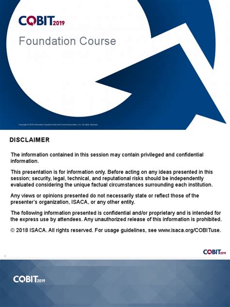 Cobit Foundation V1 1 Master Slides Pdf Governance Cobit