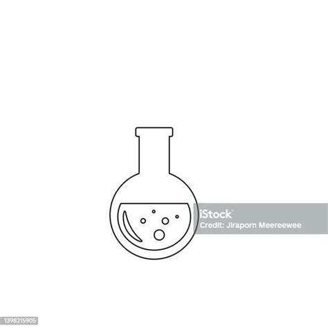 실험실 화학 튜브 세트 유리 비커 튜브 및 병 실험실 실험 도구 홀더의 플라스크 버너 화학 의학 연구 과학 개념을 위한 벡터