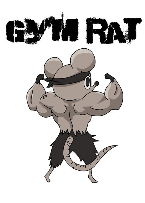 Gym Rat Poster Picture Metal Print Paint By Sevin Yoga Displate
