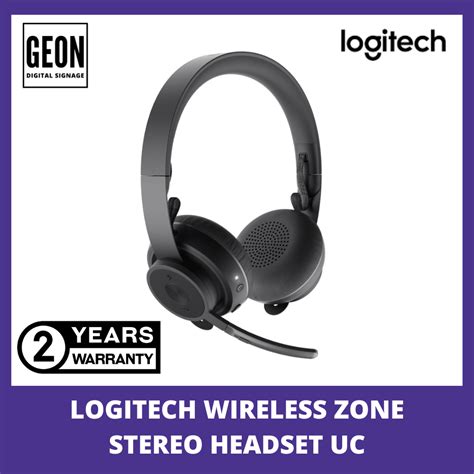 Logitech Wireless Zone Stereo UC Headset Geon Asia