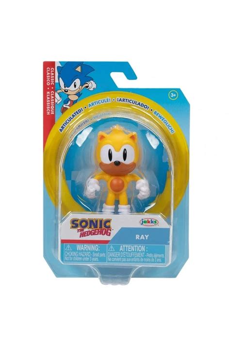 Tower Toys Sonic Aksiyon Figürler Sonıc The Hedgehog Süper RAY 6CM