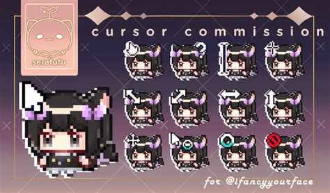 Commission Custom Pixel Cursor Liah By Serafufu On Deviantart