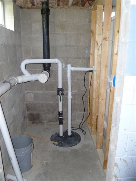 Basement Bathroom Plumbing With Ejector Pump Openbasement