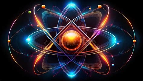 Structure Of The Atom Stock Illustration Illustration Of Surrounded 373869186