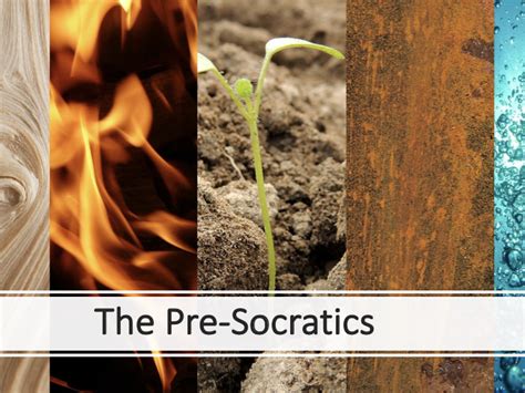 The Pre Socratics History Of Western Philosophy Teaching Resources