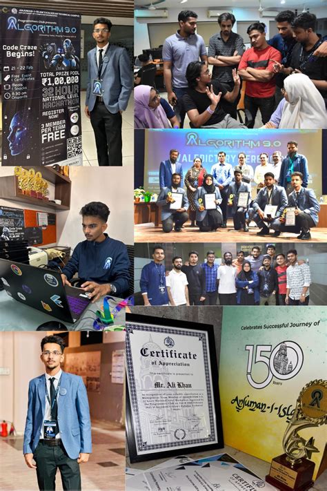 Part Of Management Team For Algorithm 9o Hackathon Ali Khan Posted