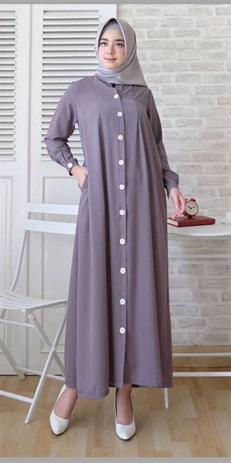 Model OOTD Dress Remaja Yang Simpel Gaya Hijab Hijab Chic Desain Kurta
