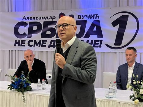 Predsednik Srpske Napredne Stranke Miloš Vučević Razgovarao Je Večeras