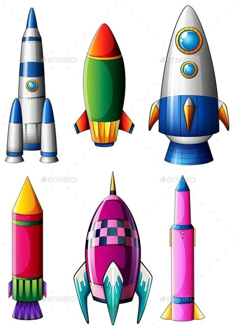 Different Rocket Designs Rocket Design Rocket Art Drawings