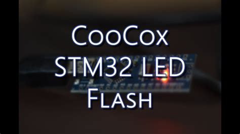 Stm32 Coocox Tutorial Basic Led Blink Flash Program Stm32f103c8 China Microcontroller Board