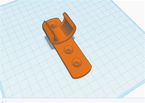 3d Printed Flashlight Holder By Jeff Mort Pinshape