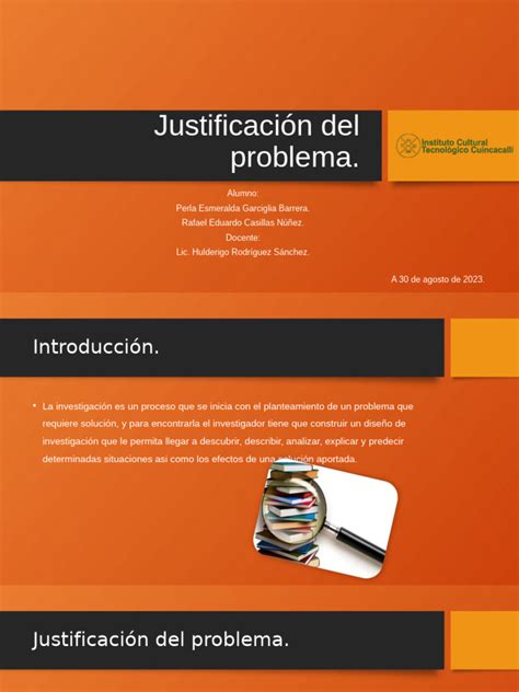 Justificación Del Problema 2 Pdf Conocimiento Diseño