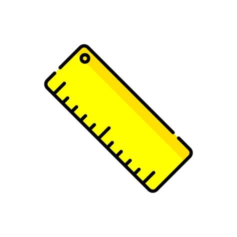 Premium Vector Simple Ruler Icon Vector Template