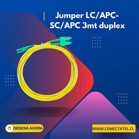 Jumper Sc Apc Sc Apc Duplex Conectatel