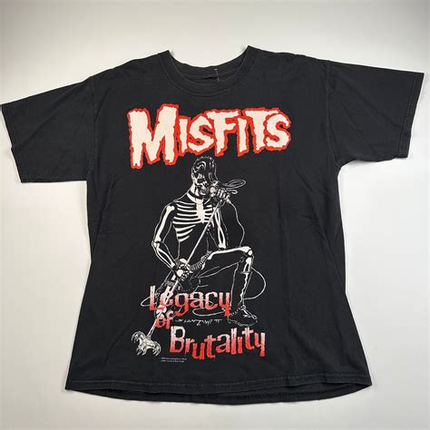 Vintage 1999 Misfits Shirt Large Legacy Of Brutality Madd Vintage