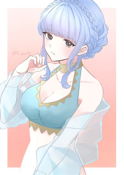 Sayaka Fe Uma Marianne Von Edmund Marianne Von Edmund Summer Fire Emblem Fire Emblem