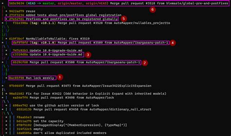 Peter R Santos Git Log Graph