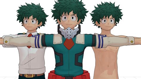 Mha Izuku Midoriya Mmd Dl By Lautaromero On Deviantart