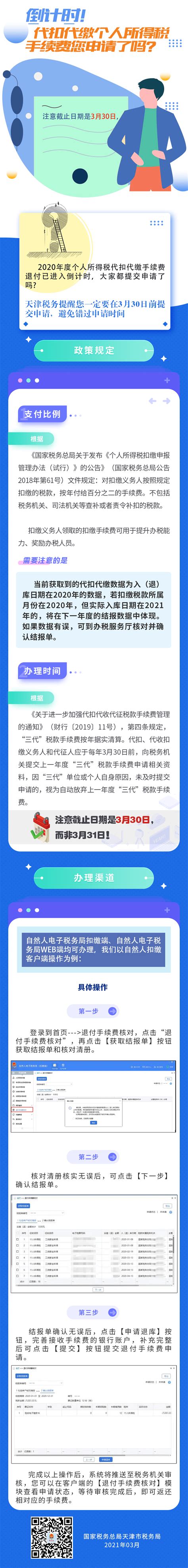 倒计时！代扣代缴个人所得税手续费您申请了吗？天津
