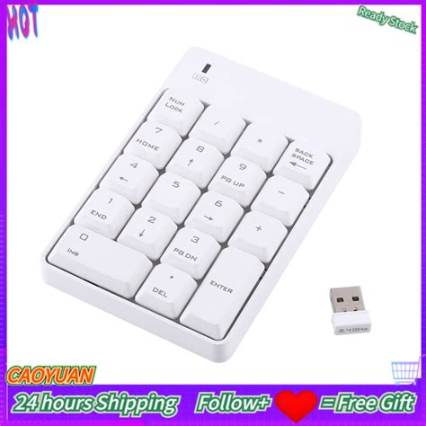 2 4ghz Wireless Usb Numeric Keypad Numpad Number 18 Keys Shopee Malaysia