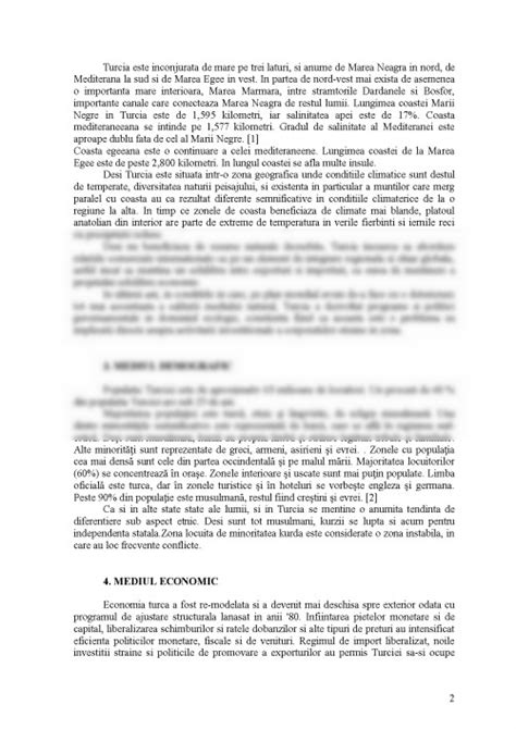 Proiect Analiza Mcromediului De Marketing Din Turcia