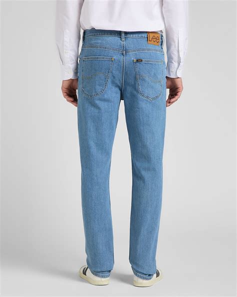 Lee Brooklyn Straight Regular Fit Mens Jeans - Light Stonewash – JEANSTORE