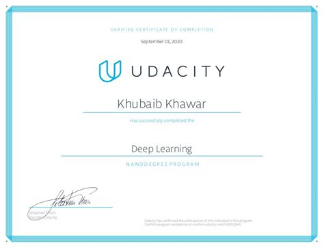 Khubaib Khawar On Linkedin Deeplearning Nanodegree Udacity