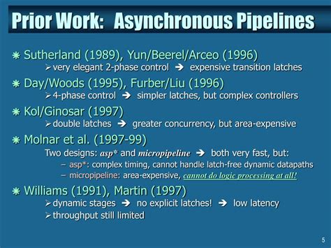 Ppt High Throughput Asynchronous Pipelines For Fine Grain Dynamic Datapaths Powerpoint