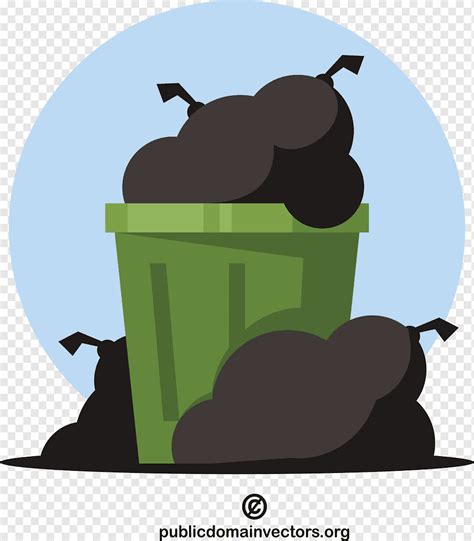 쓰레기 봉투가 있는 쓰레기통 Png Pngwing