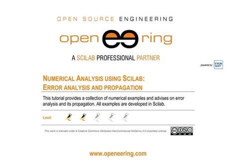 Numerical Analysis Using Scilab Error Analysis And Propagation Pdf