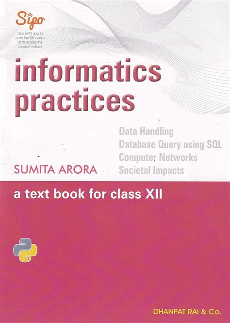 Buy A Text Book Informatics Practices For Class 12 Examination 2022 2023 Book