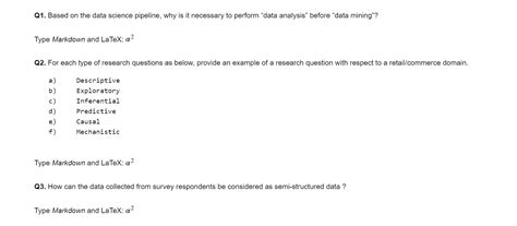 solved q1 based on the data science pipeline why is it
