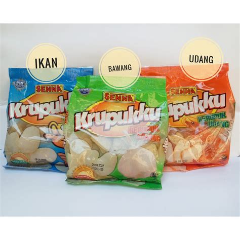 Jual SENNA KRUPUKKU KERUPUK KRUPUK Mentah Aneka Rasa BAWANG IKAN