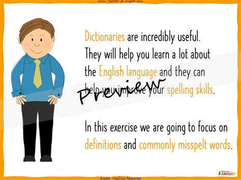 Using A Dictionary Teaching Resources