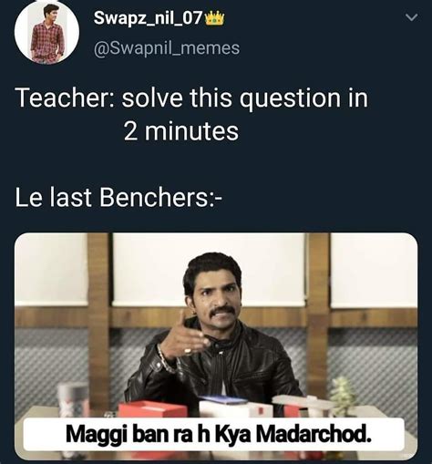 Backbencher Memes: Meaning And The Most Trending Memes | Wotpost