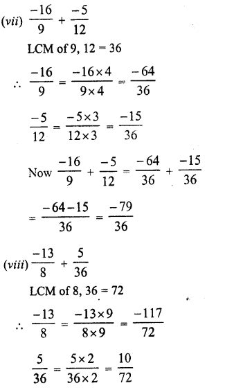 RD Sharma Class 8 Solutions Chapter 1 Rational Numbers Ex 1 1 Rational