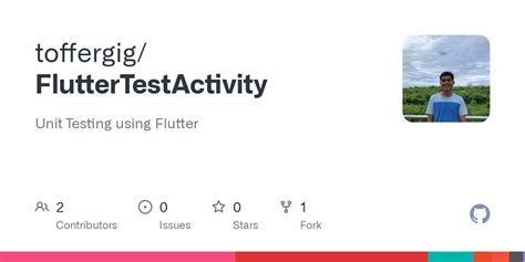 Github Toffergigfluttertestactivity Unit Testing Using Flutter