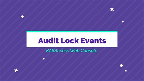 Audit Lock Events YouTube
