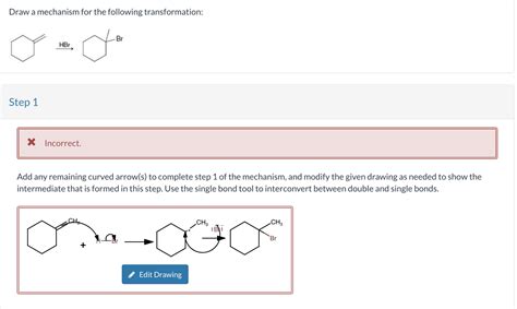 Solved Draw a mechanism for the following transformation: | Chegg.com
