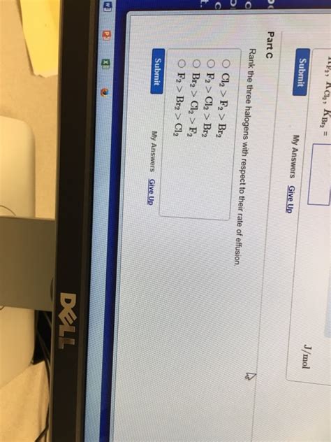 Solved Part A Calculate The Root Mean Square Velocity Of F Chegg