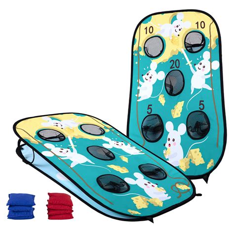 Buy Himal Corn Hole Boards With Bean Bag Toss Game Collapsible Portable