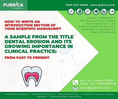 How To Write An Introduction Section Of Your Scientific Manuscript Academy