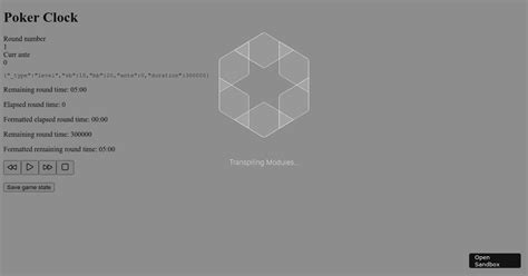 react use precision timer examples codesandbox