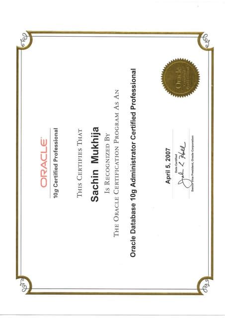 Oracle 10g Ocp Pdf